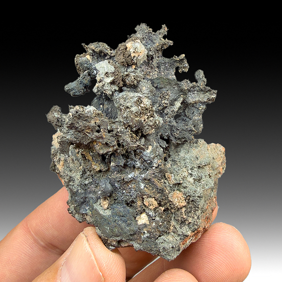 Copper with Tenorite - Minerals For Sale - #2062038